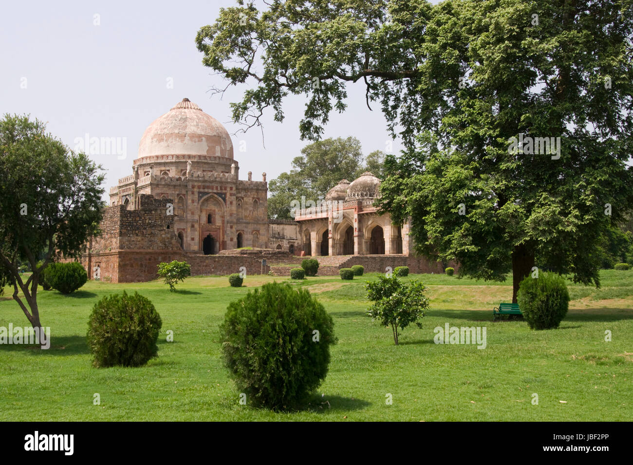 Lodi Gardens. Islamic Tomb set in landscaped gardens. 15th Century AD ...