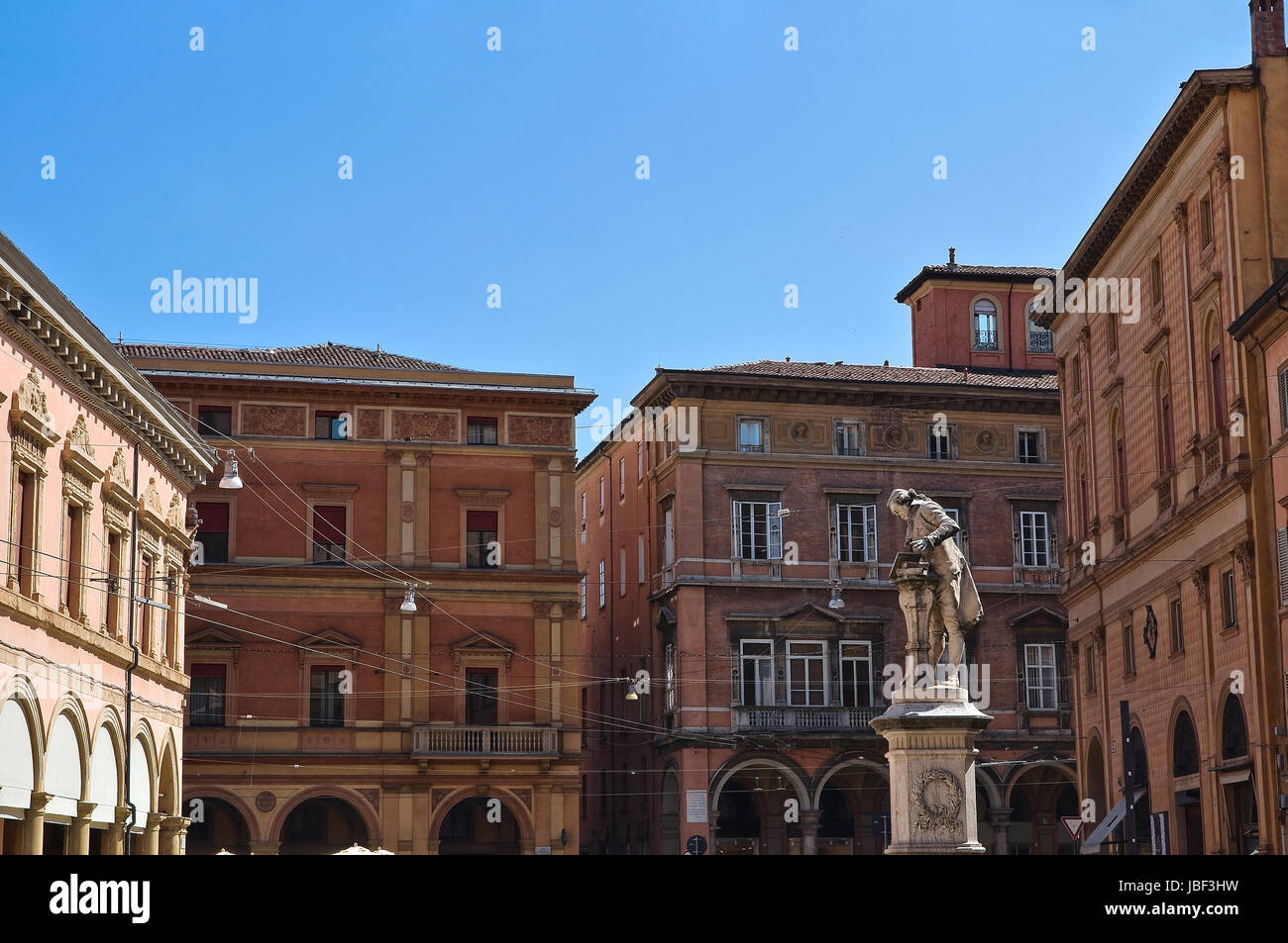 Luigi Galvani Square. Bologna. Emilia-Romagna. Italy Stock Photo - Alamy