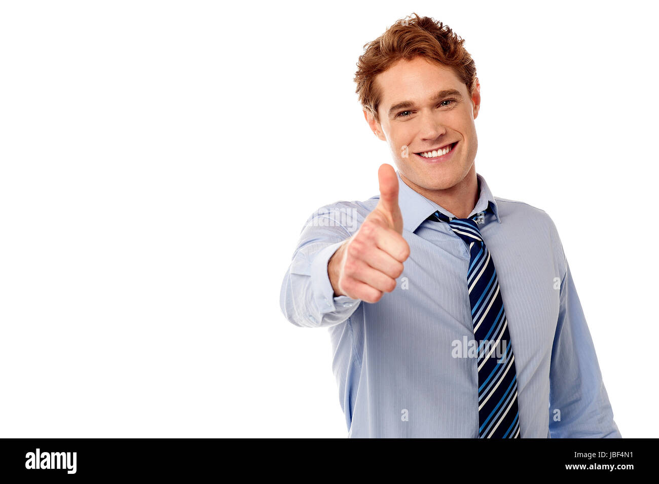 Office guy thumbs up Cut Out Stock Images & Pictures - Alamy