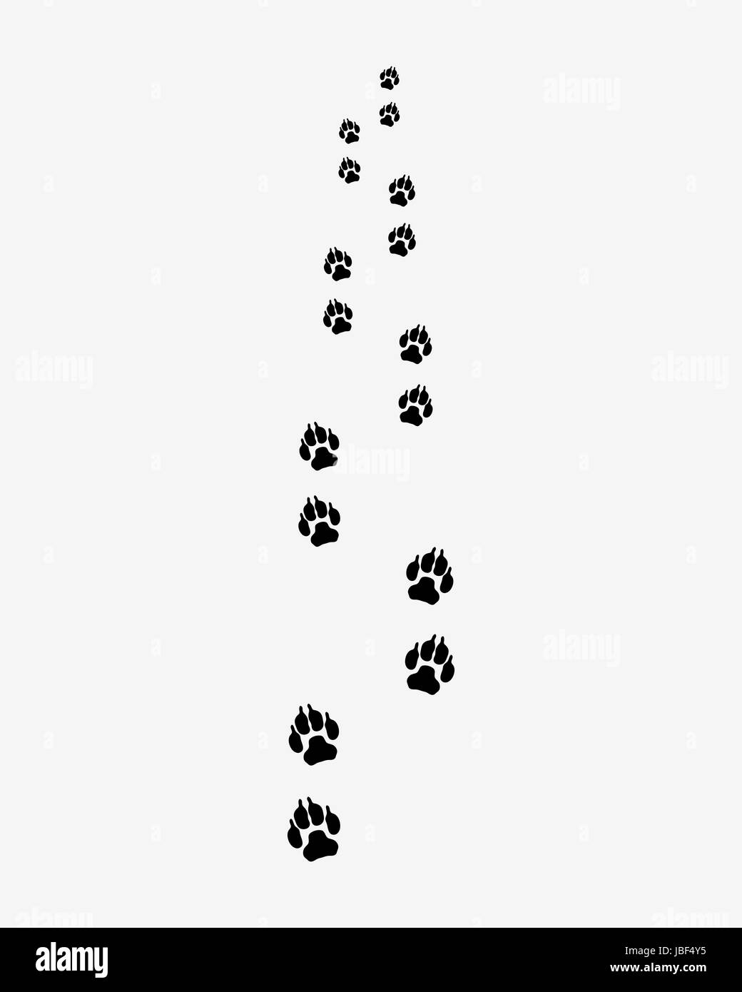 Cartoon clip art footprint hi-res stock photography and images - Alamy