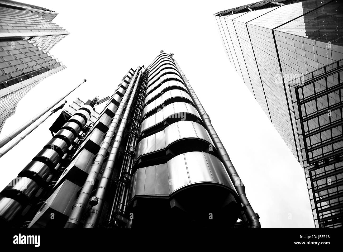 Modern office buildings from low angle view Stock Photo - Alamy