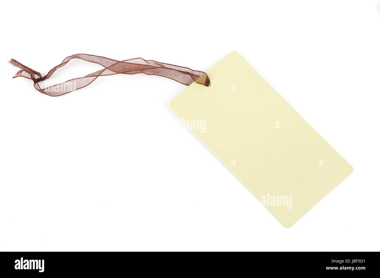 Blank tag isolated on a white backgrounds Stock Photo - Alamy