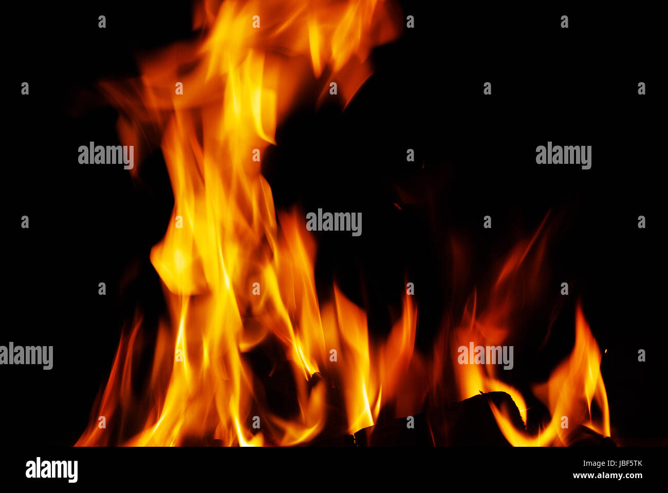 A nice fire in a fire place Stock Photo - Alamy