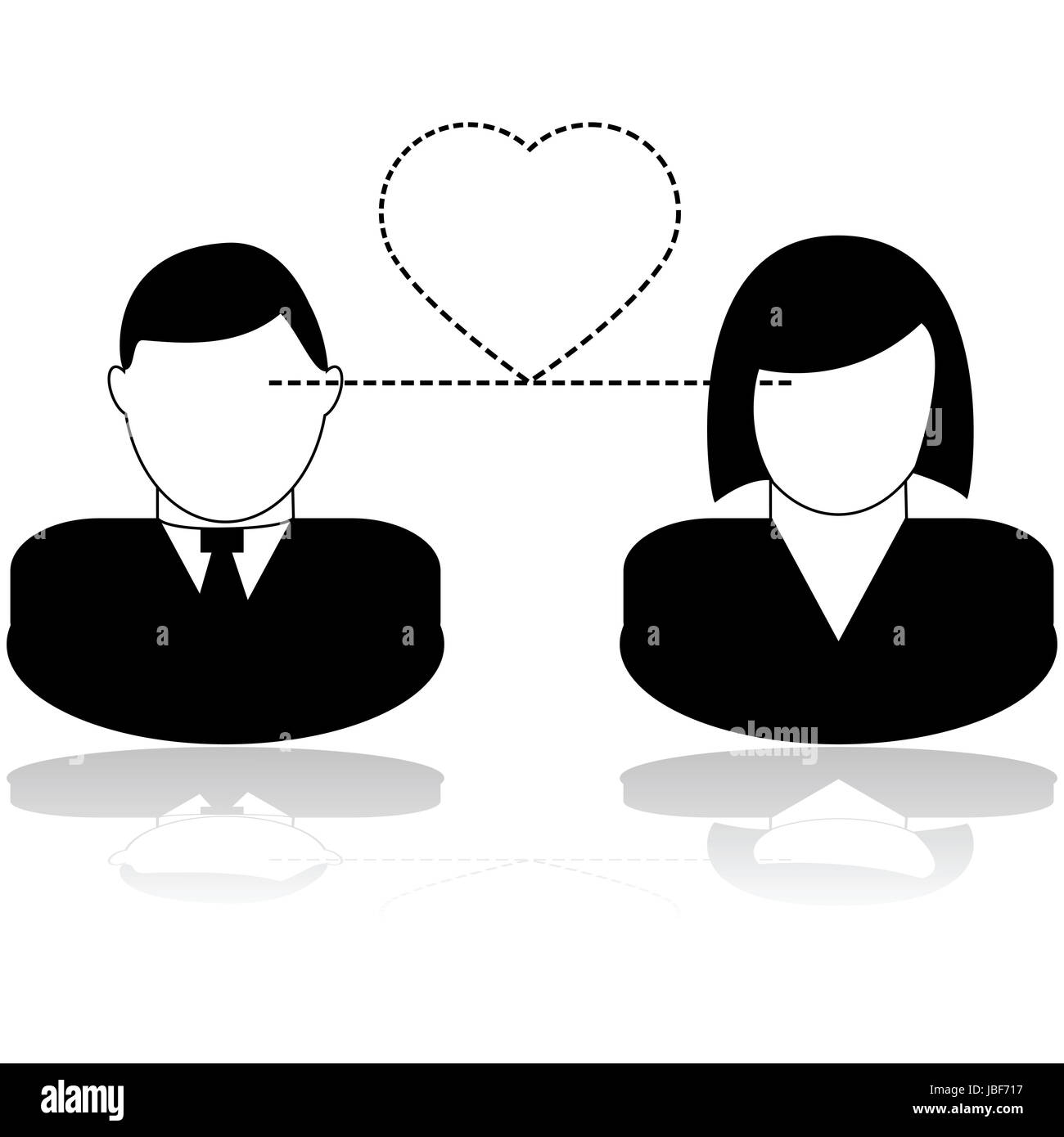Work love affair black hi-res stock photography and images - Alamy