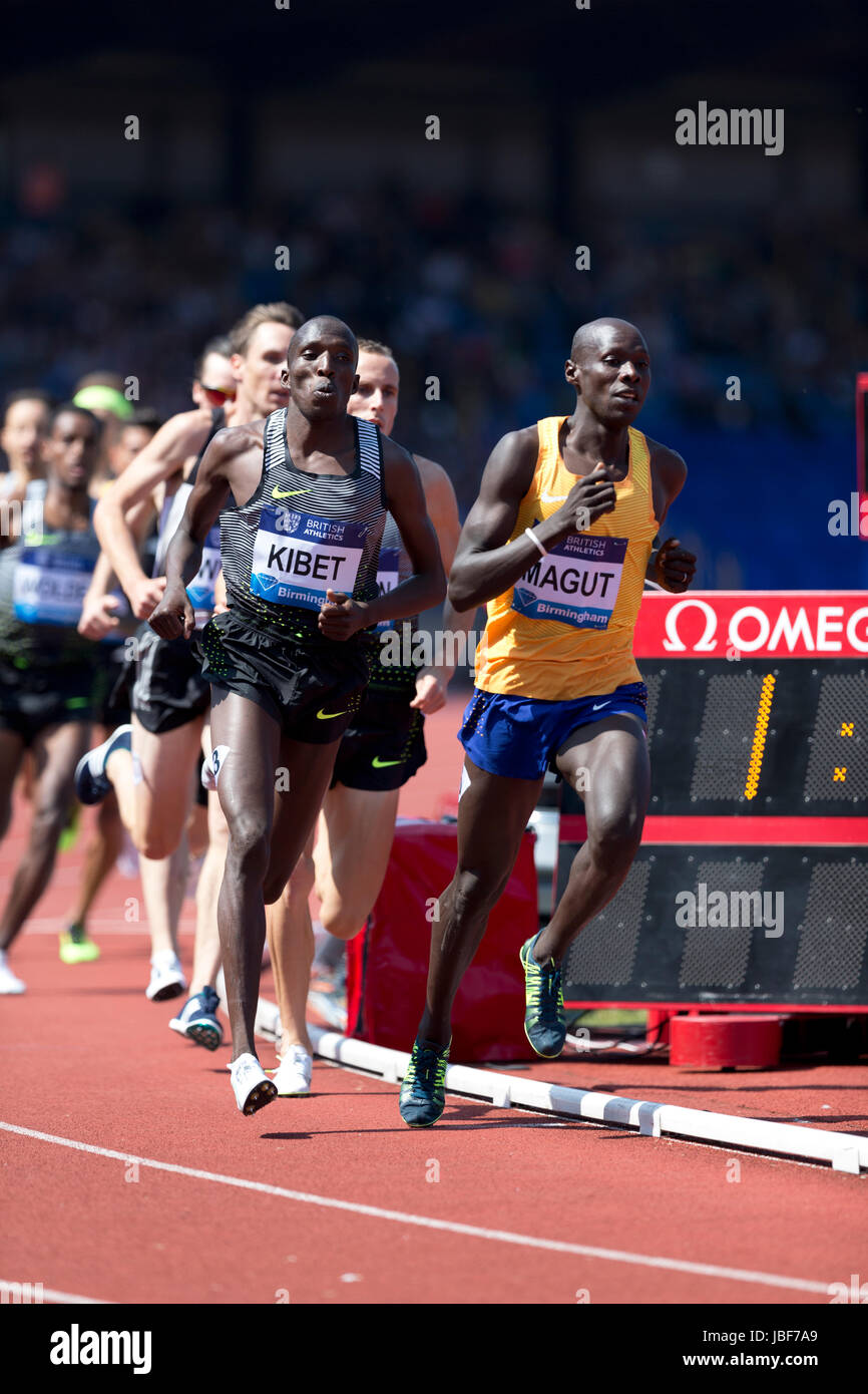 Vincent KIBET and James Kiplagat MAGUT competing in the Men's 1500m at ...