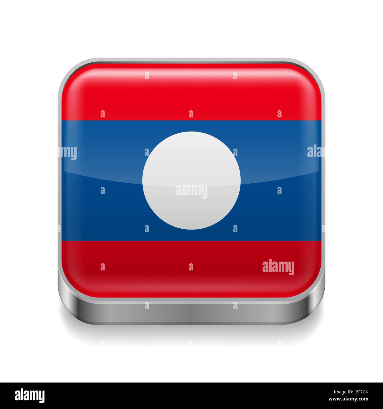 Laotian national official flag hi-res stock photography and images - Alamy