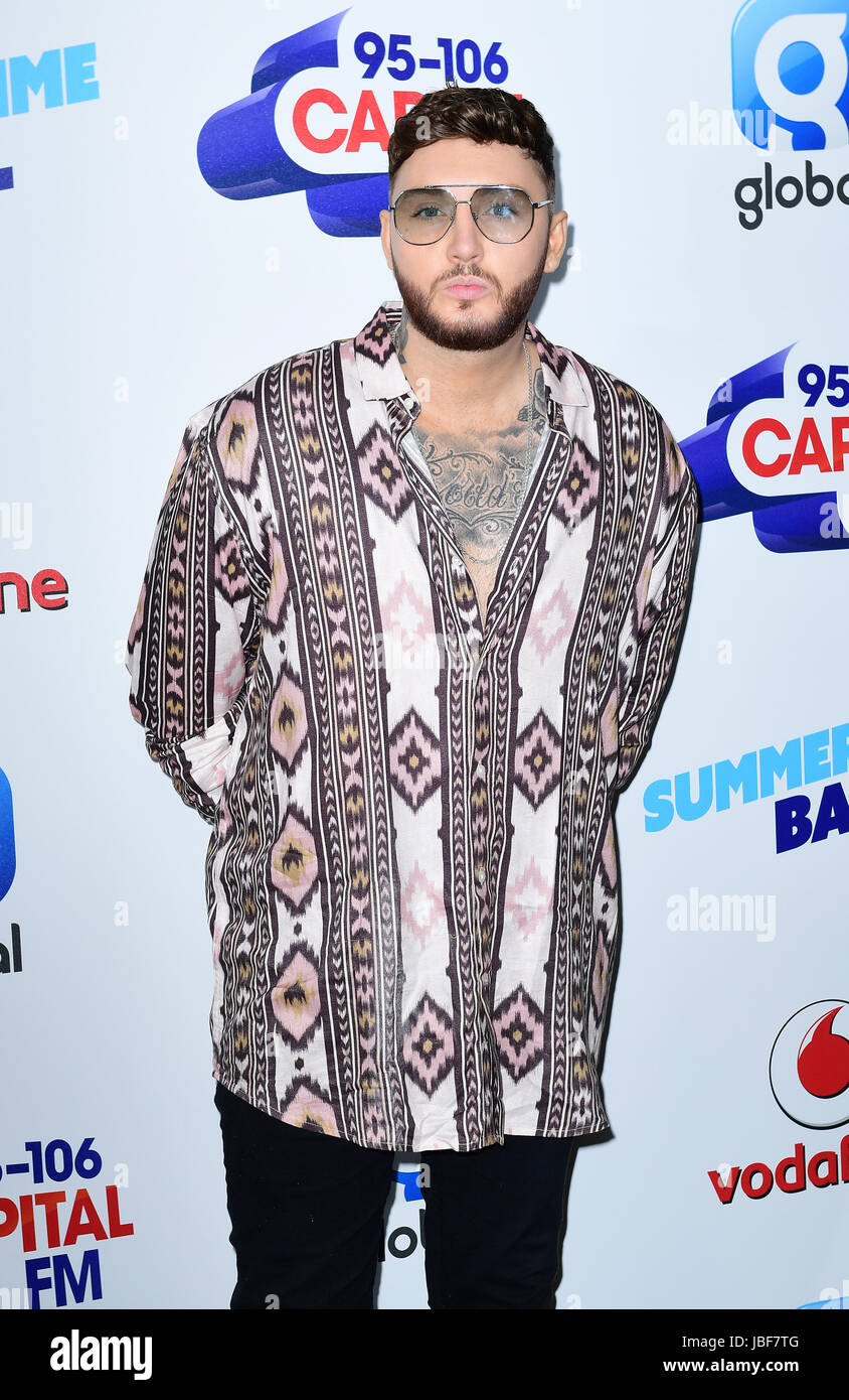 James Arthur at Capital FM's Summertime Ball with Vodafone held at ...