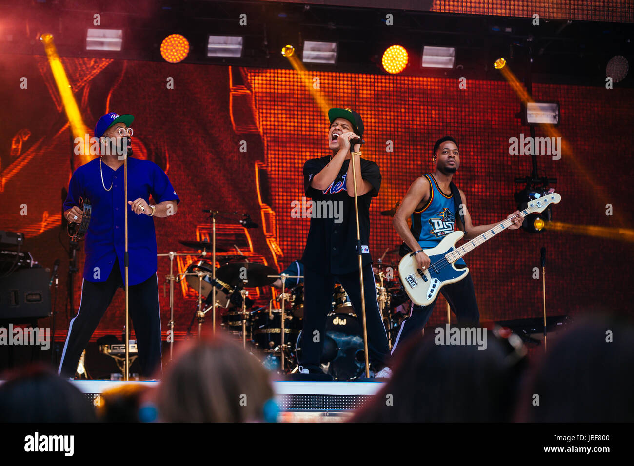 Bruno Mars on stage during Capital FM's Summertime Ball with Vodafone ...