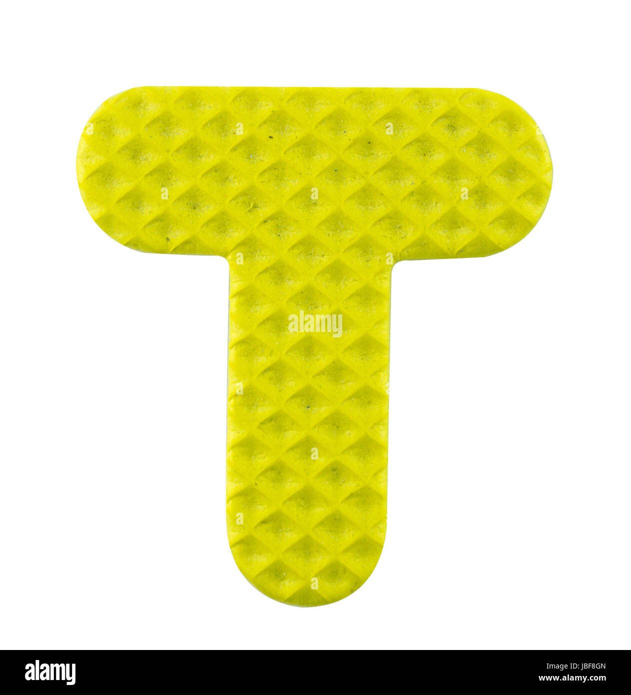 T letter, Alphabet isolated on white background , with clipping path ...