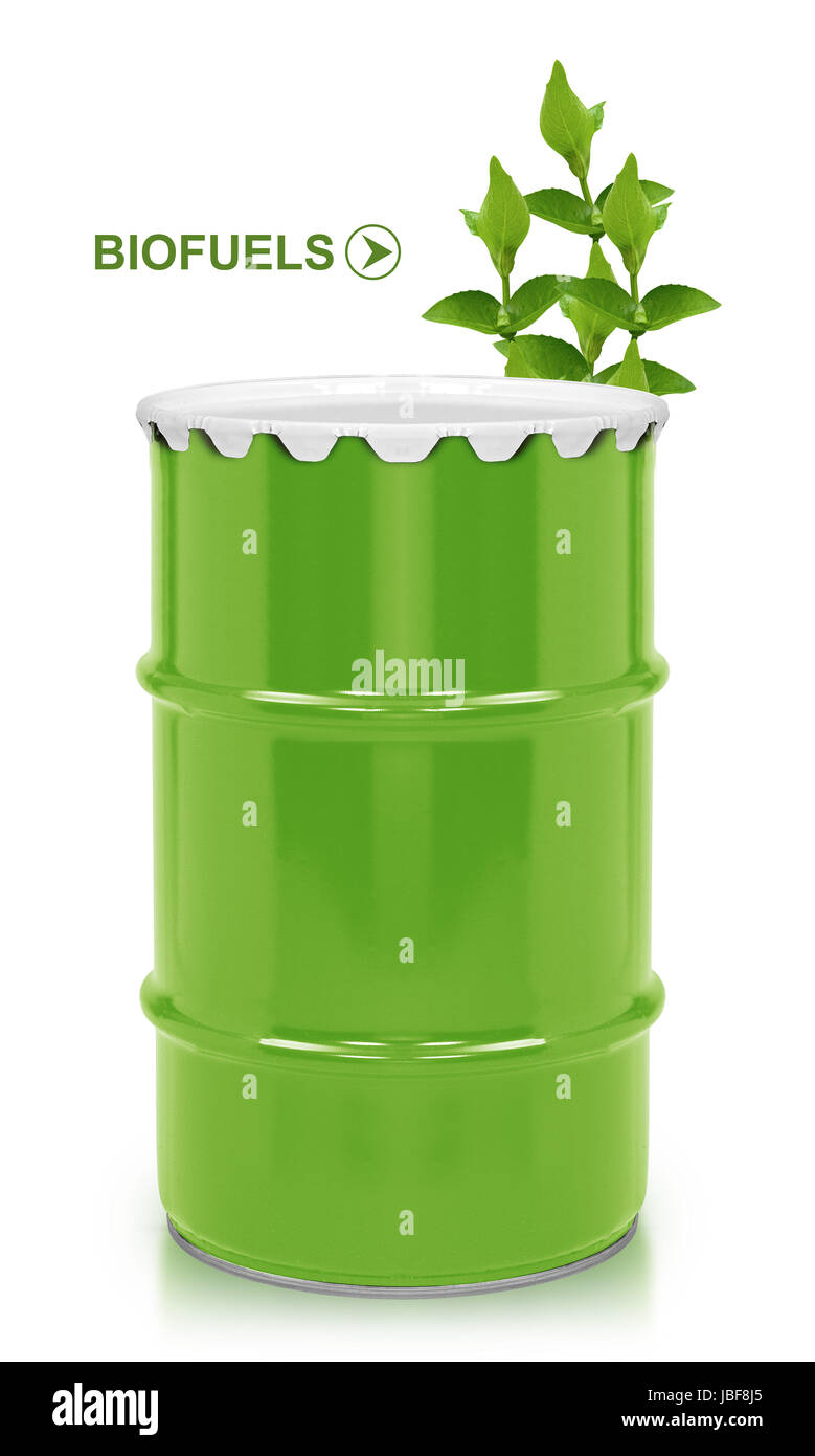 Green barrel of bio fuel, environment conceptual design. (with clipping ...
