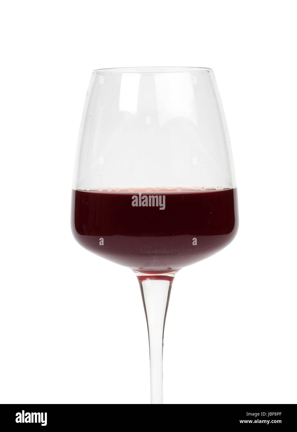 Great full glass of red wine isolated on white background Stock Photo ...