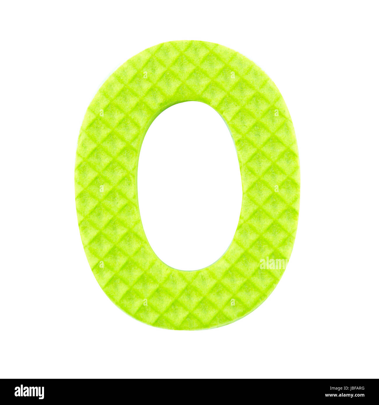 Number zero, Alphabet isolated on white background , with clipping path ...