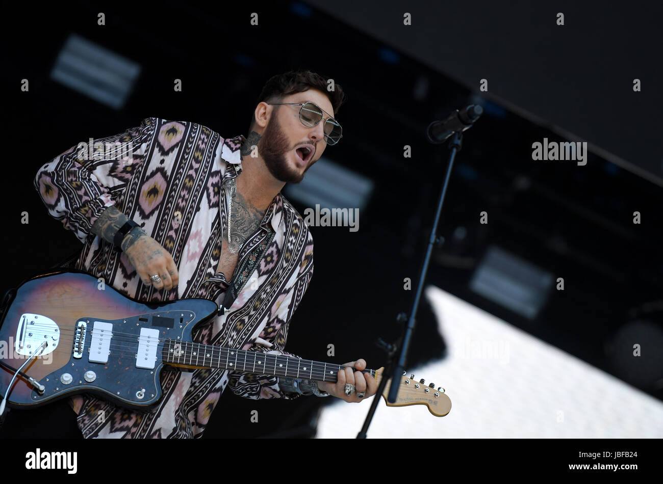 James arthur on stage capital fms summertime ball hi-res stock ...
