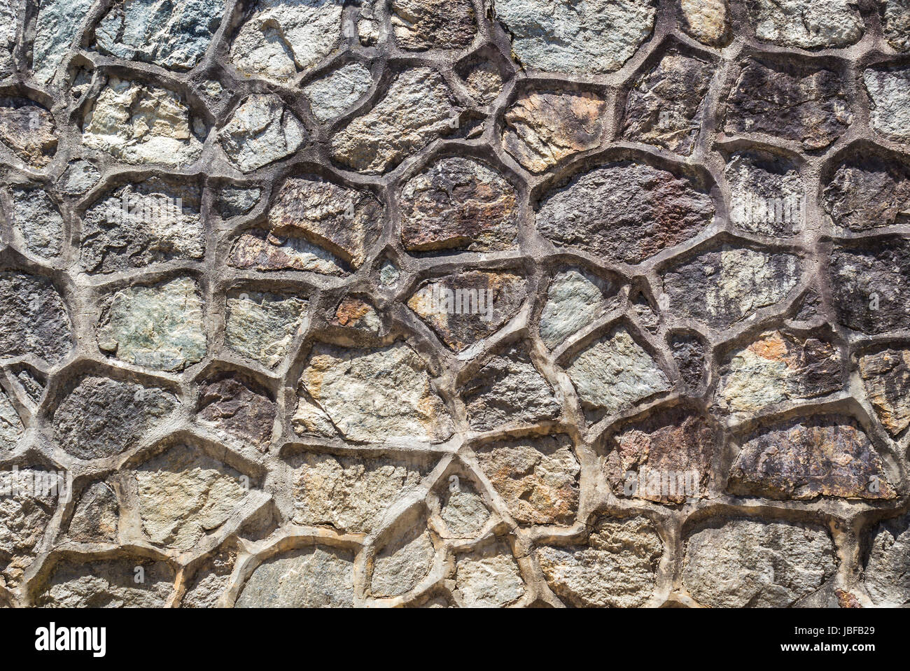 Closeup pattern and texture of stone wall bacground Stock Photo - Alamy