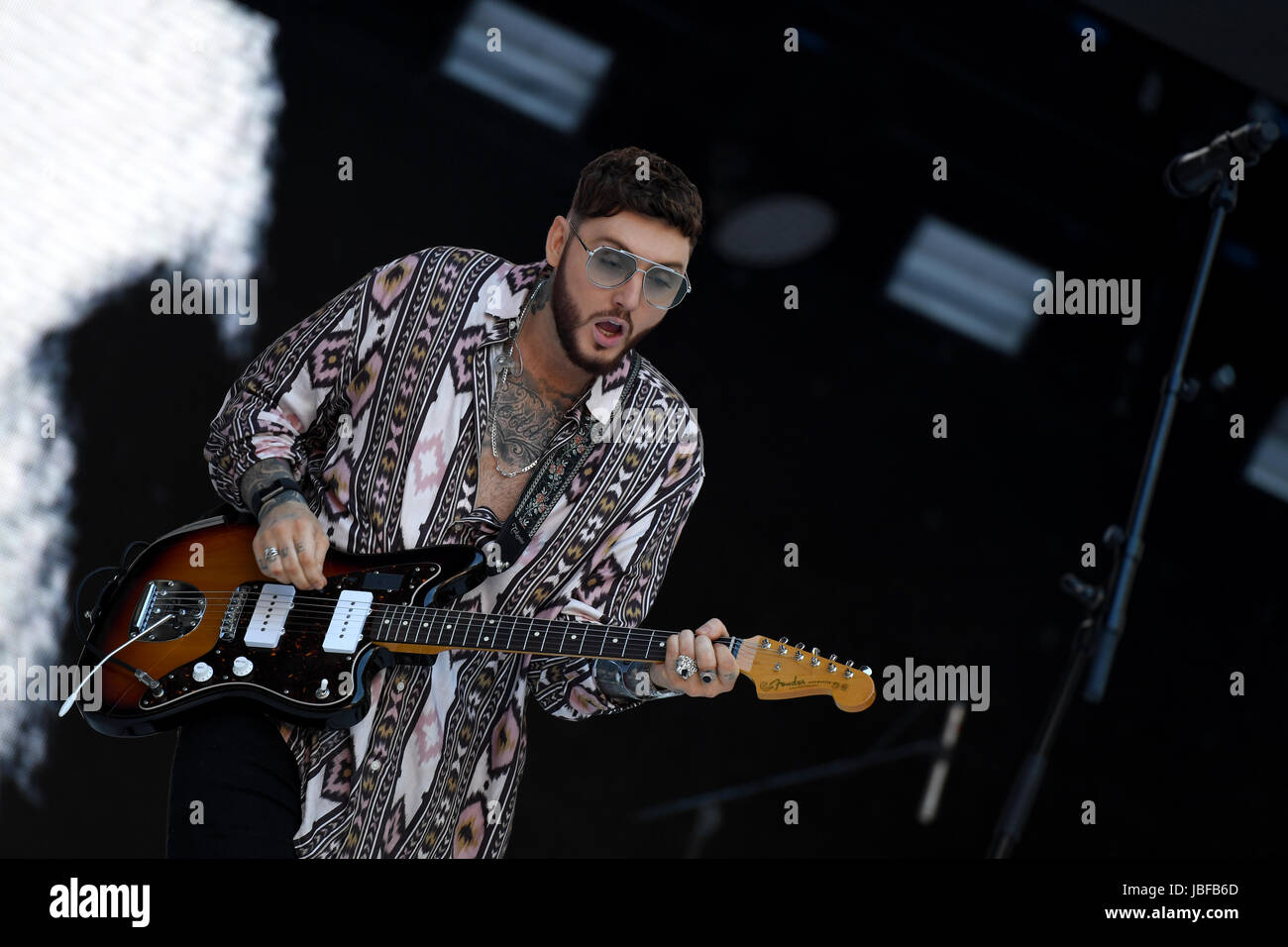 James arthur on stage capital fms summertime ball hi-res stock ...