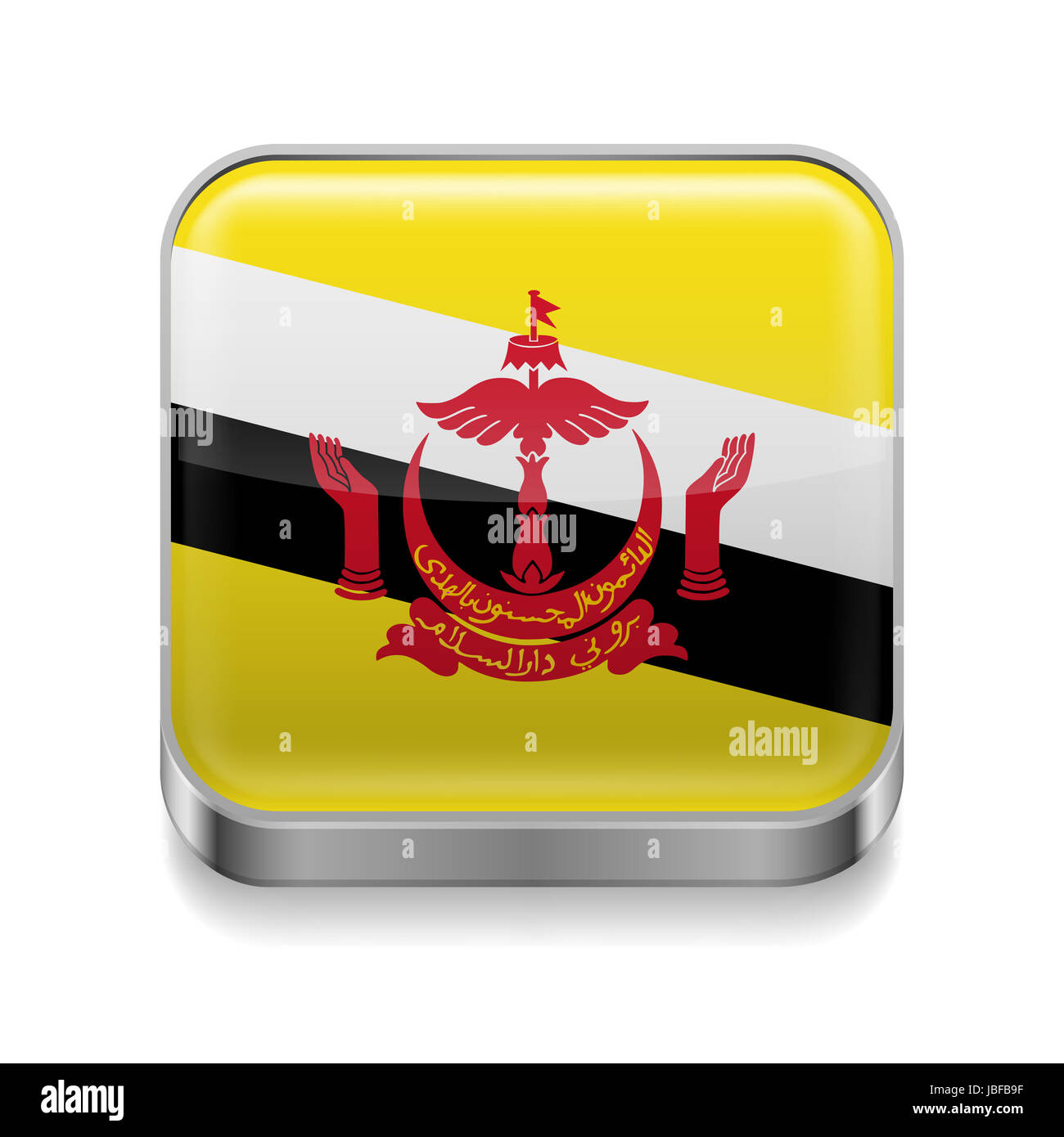 Official flag of brunei hi-res stock photography and images - Alamy