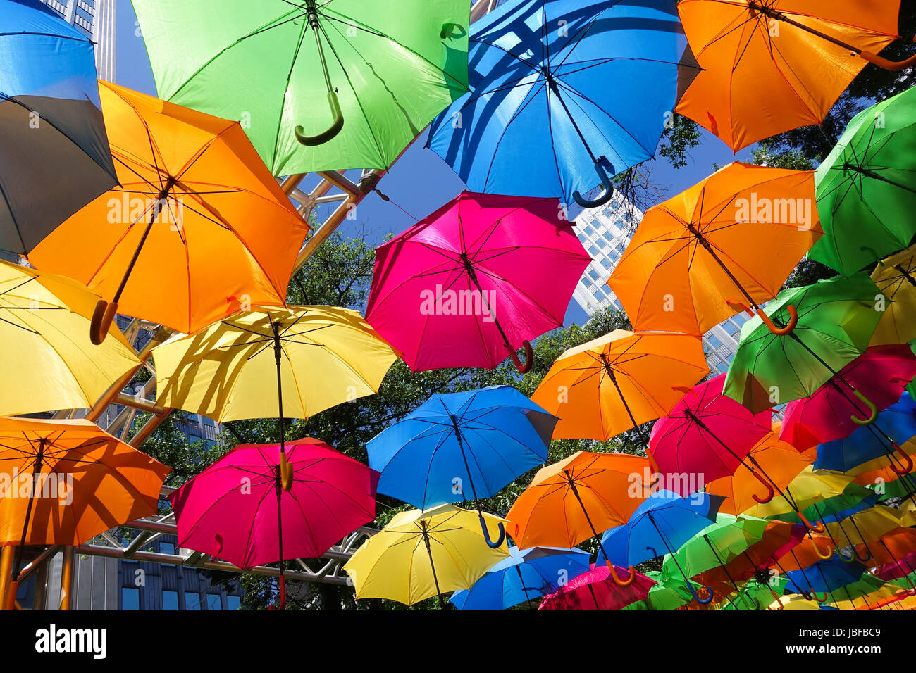 Umbrellas colors hi-res stock photography and images - Alamy
