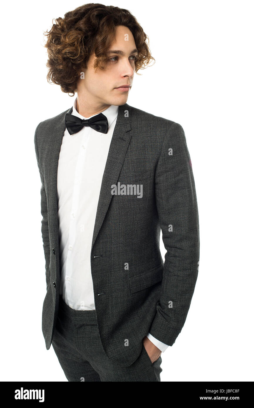 Portrait of a smart guy in designer suit Stock Photo - Alamy