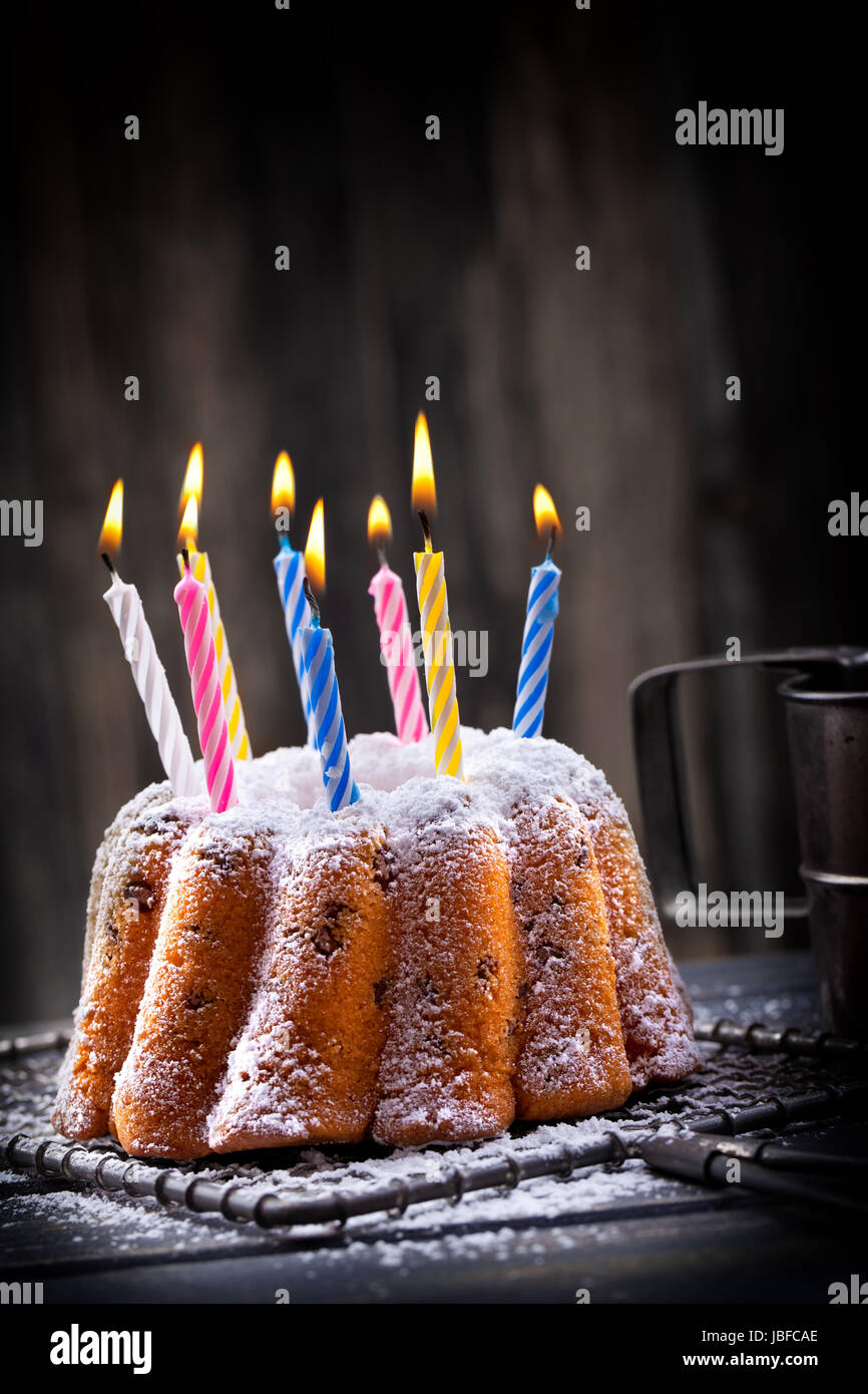delicious birthday cake Stock Photo - Alamy