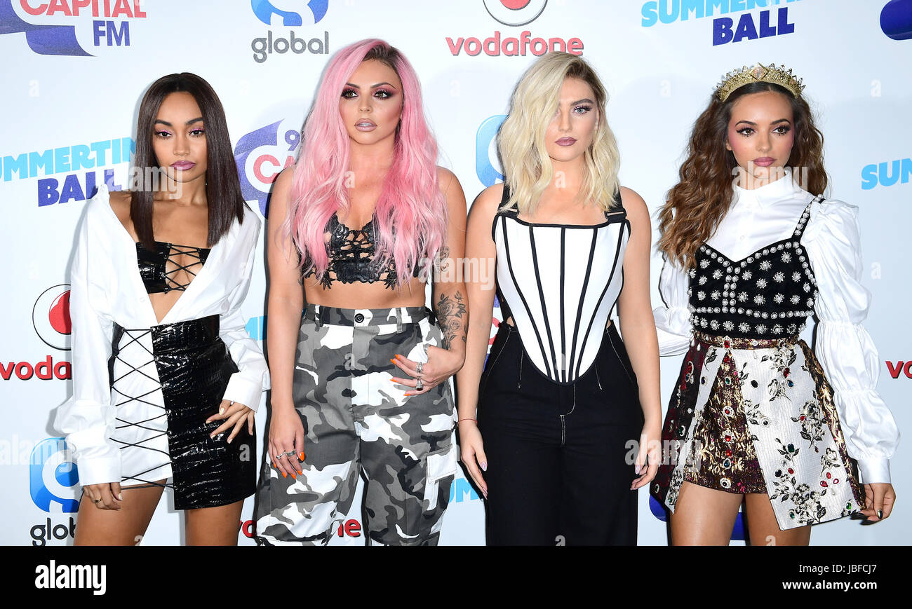 Little Mix's Leigh-Anne Pinnock (left), Jade Thirlwall (right), Jesy ...