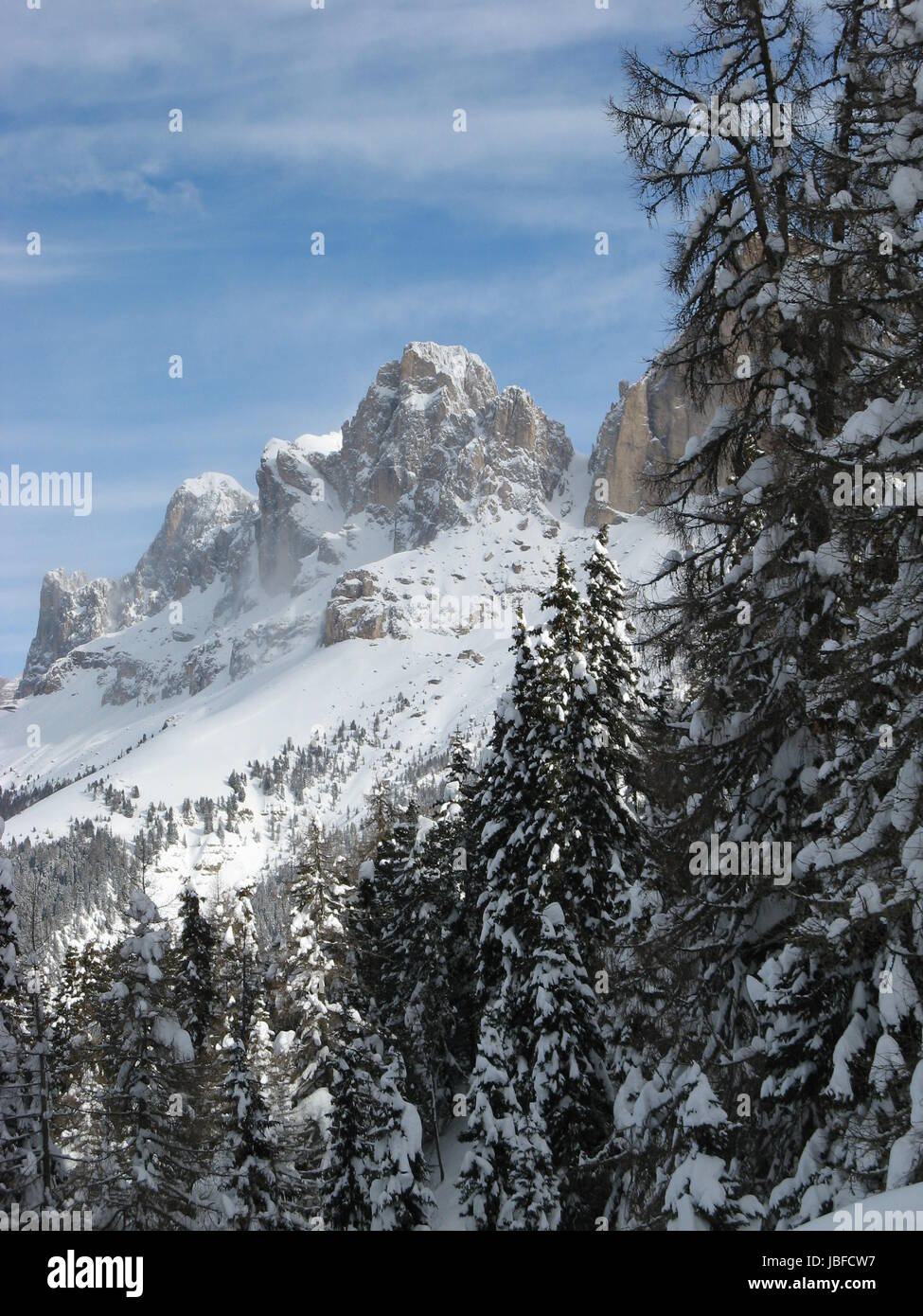 vigo di fassa a very beautiful place in italy Stock Photo - Alamy