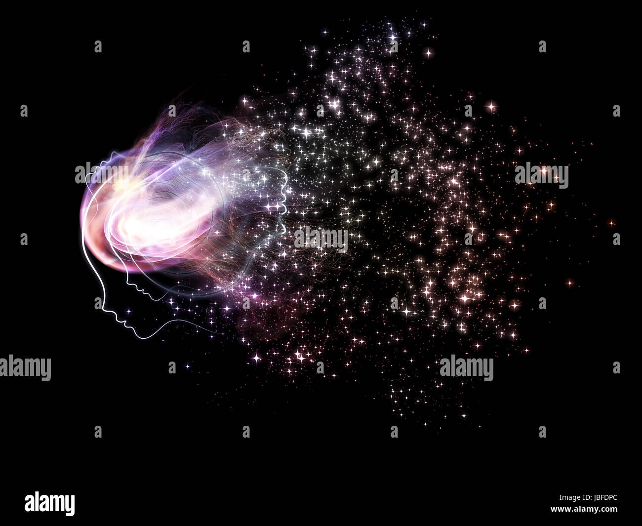 Light Soul series. Design made of child line profile and lights on the ...