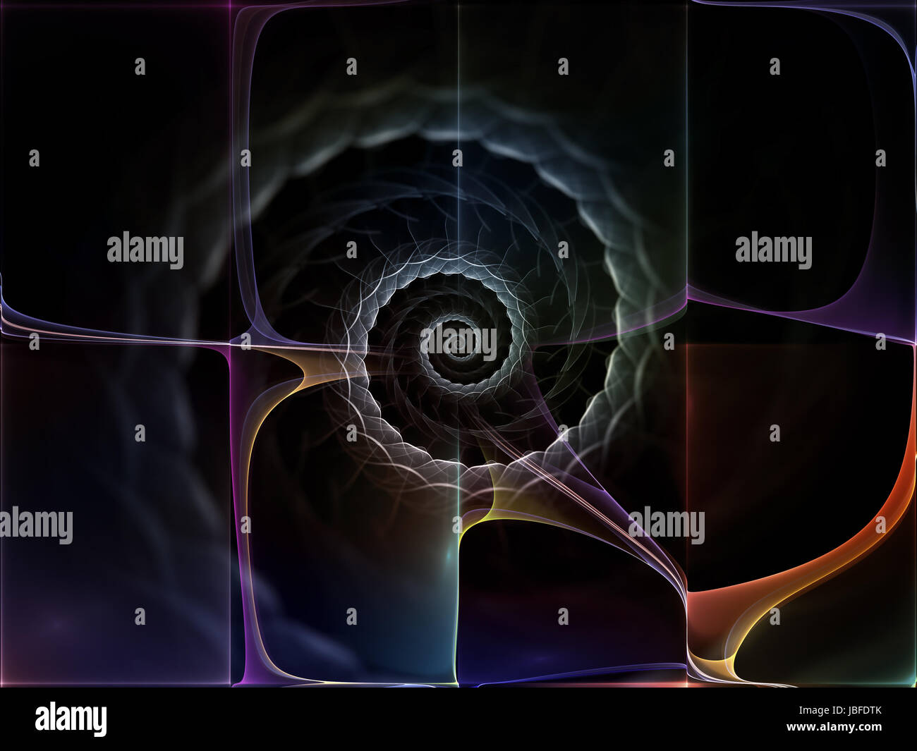 Geometry of Space series. Artistic abstraction composed of conceptual ...