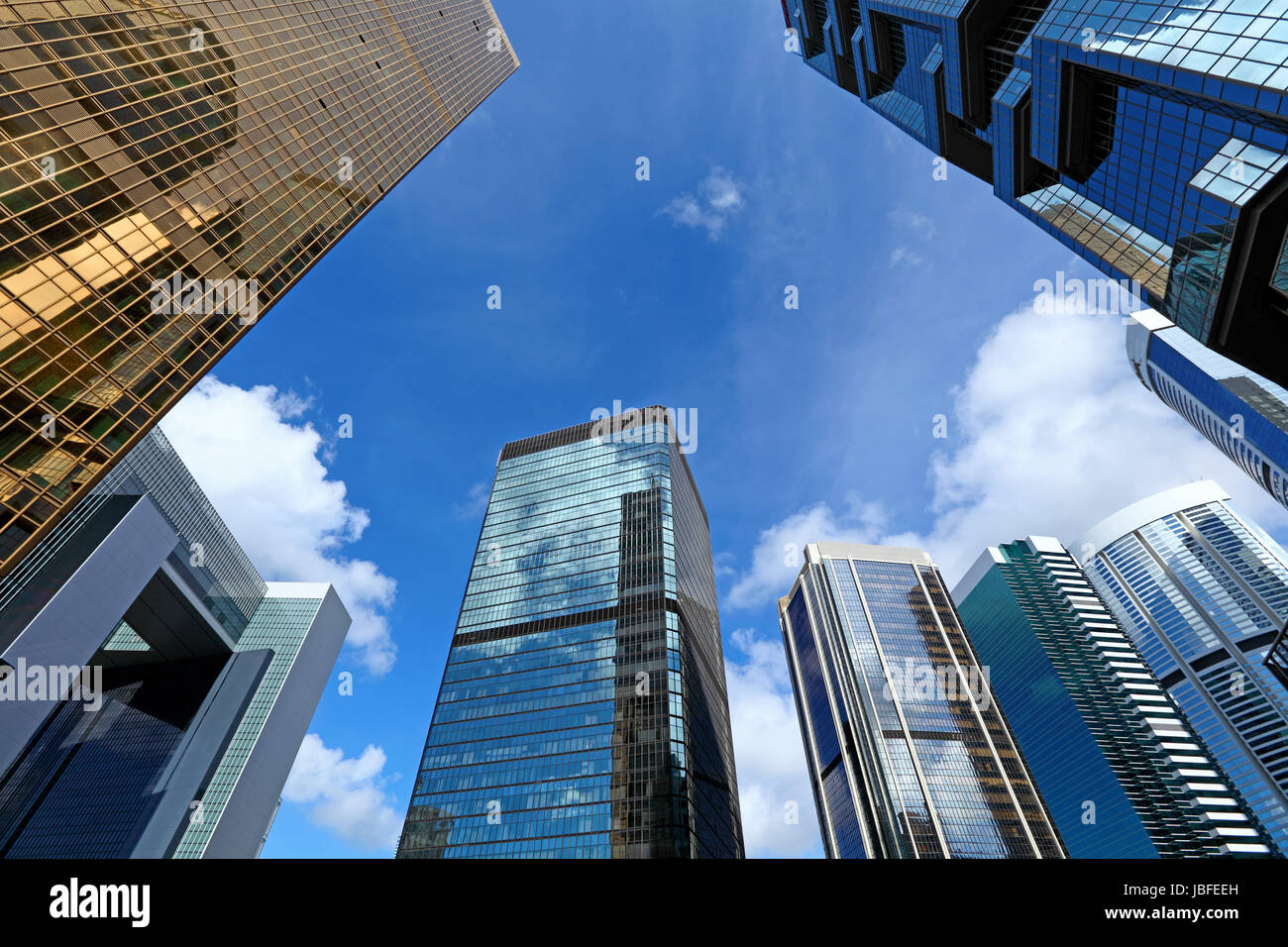 Modern building to sky Stock Photo - Alamy