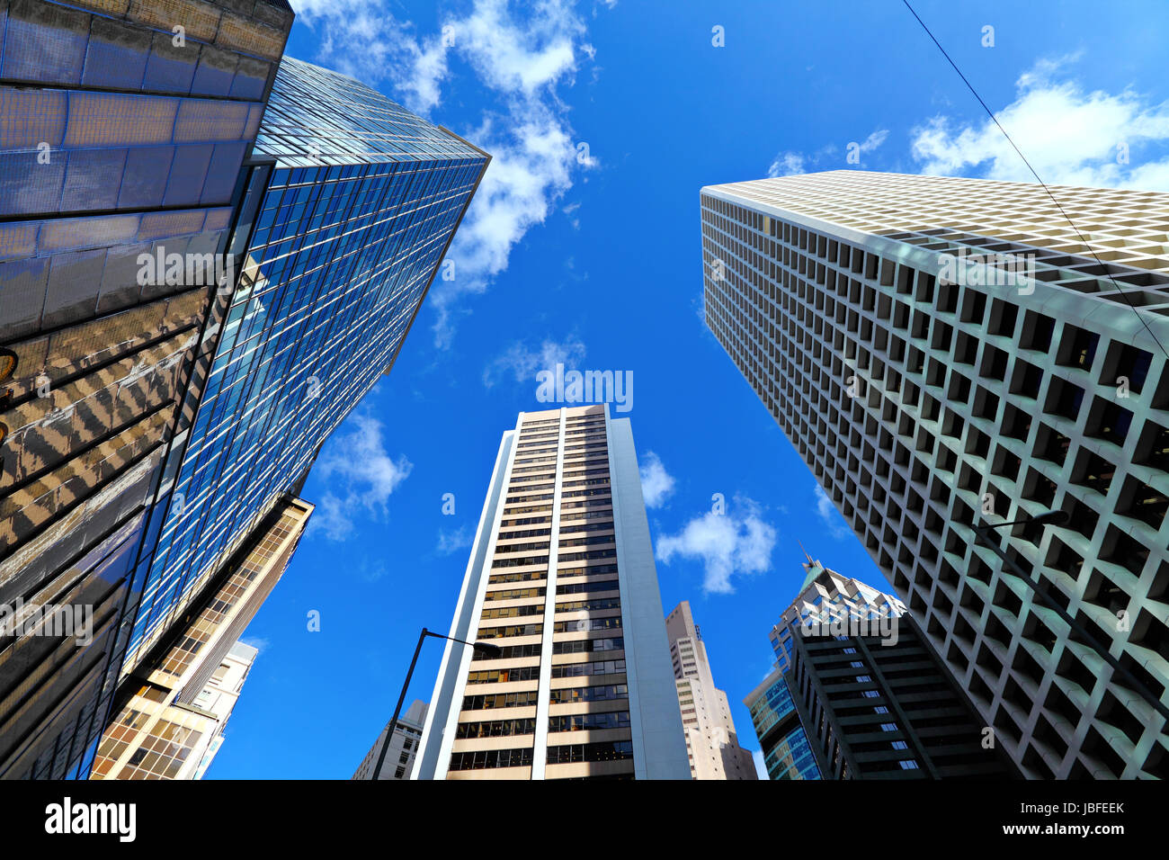 Skyscraper from low angle Stock Photo - Alamy