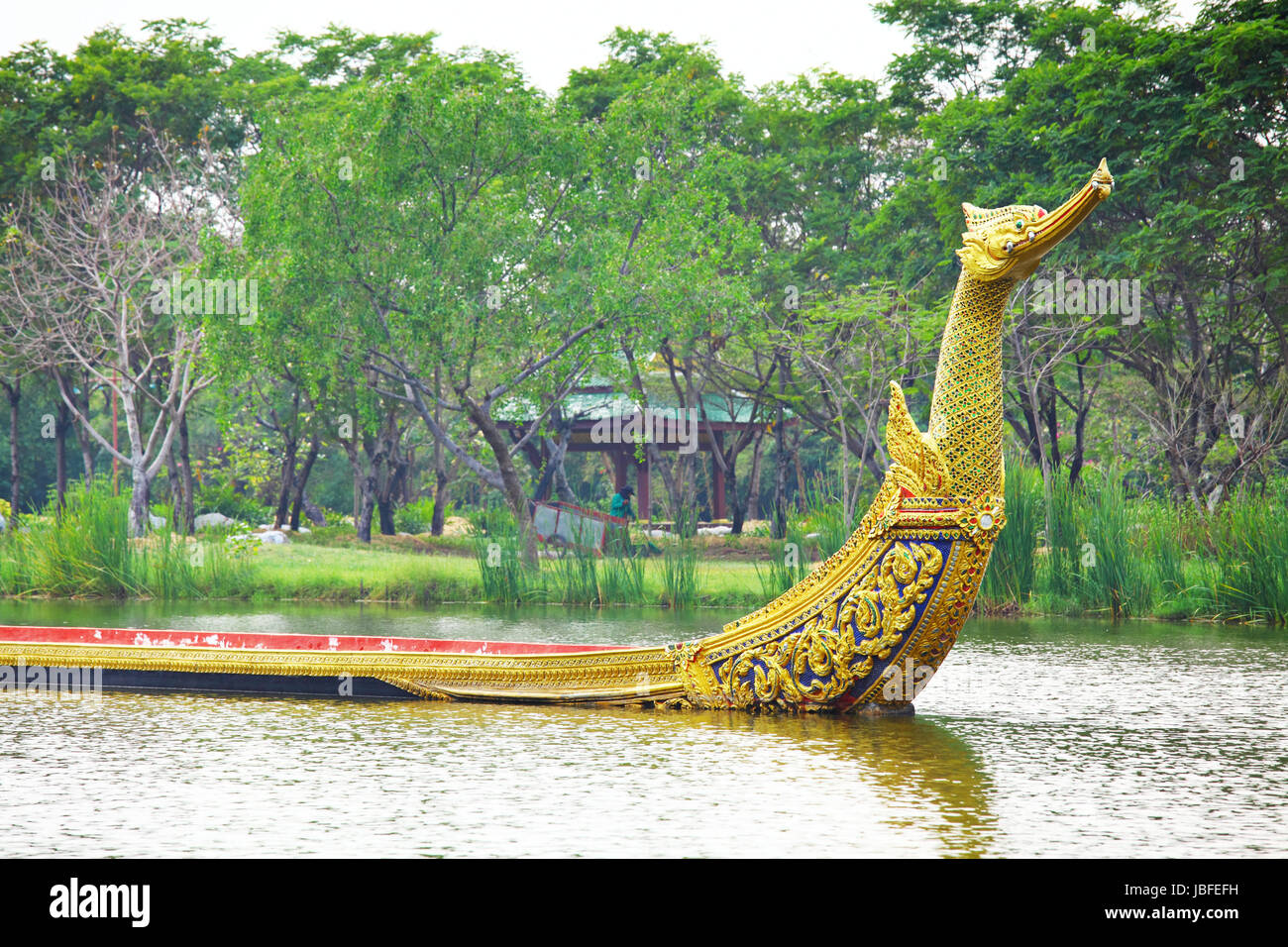 Bangkok canal decorated boat hi-res stock photography and images - Alamy