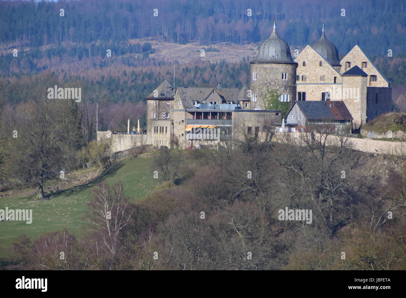 the sababurg in northern hesse Stock Photo - Alamy