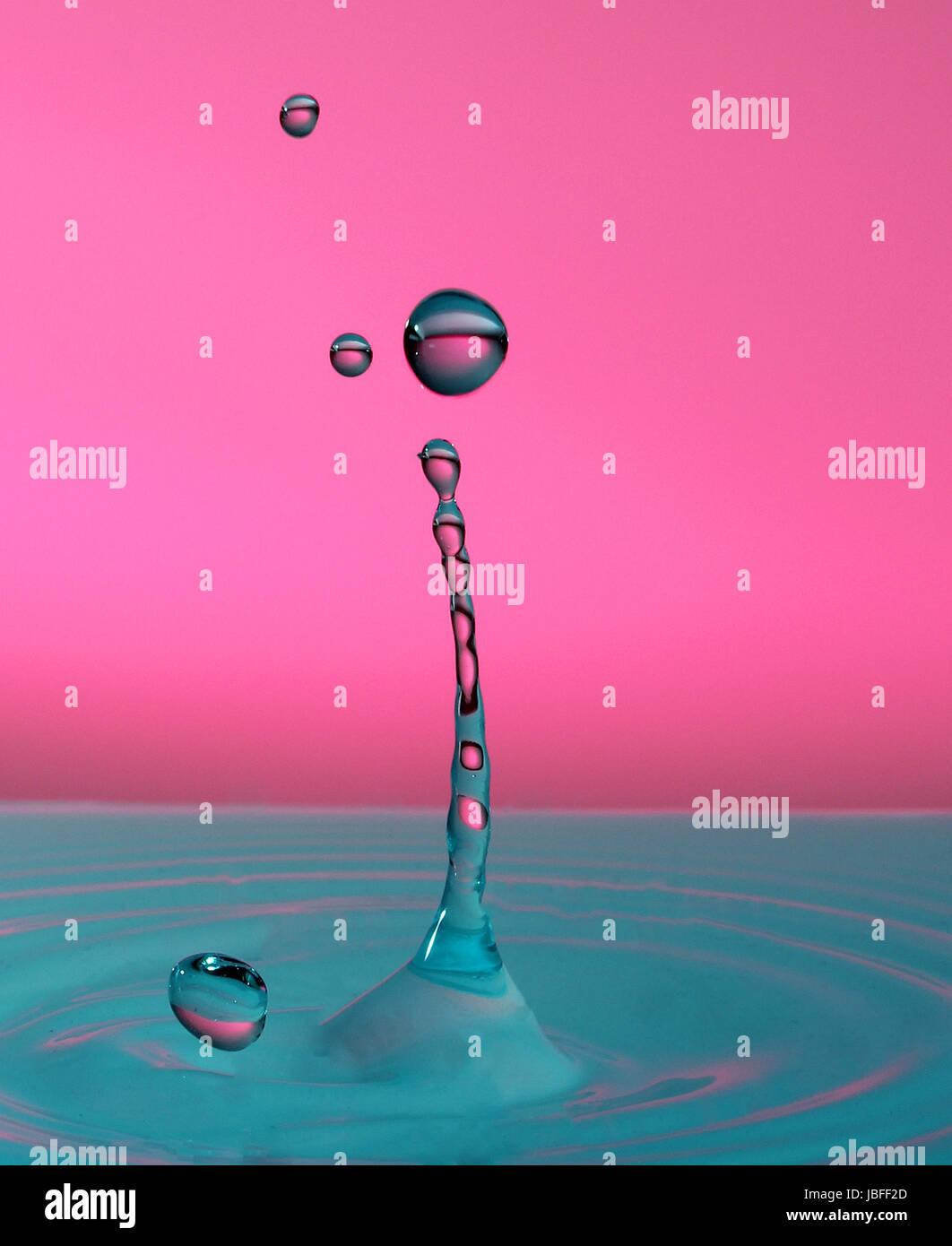 water drops column Stock Photo - Alamy