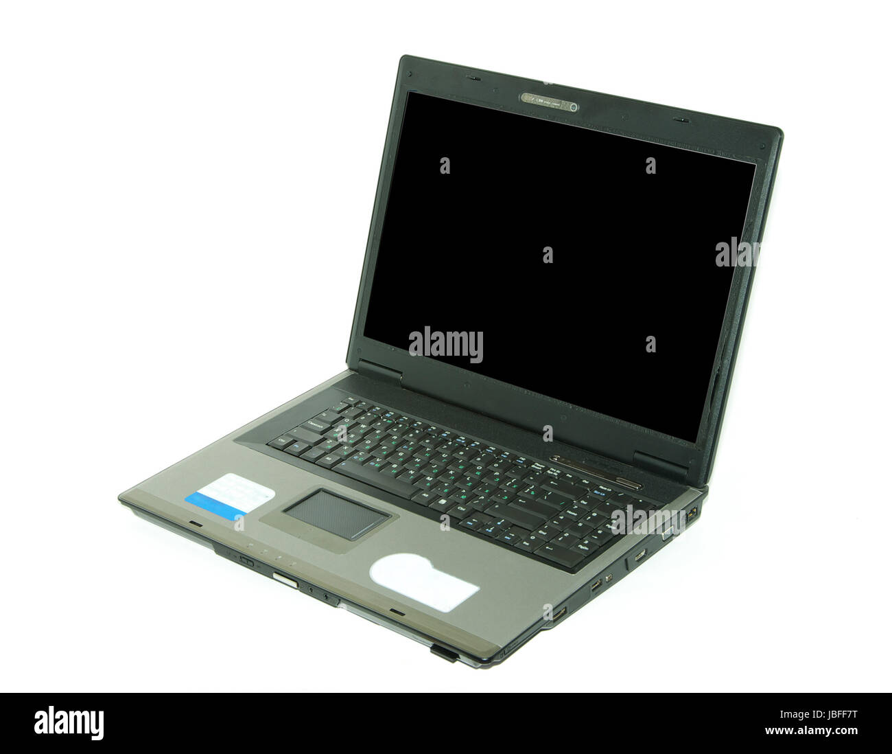 Notebook personal computer on white background Stock Photo - Alamy