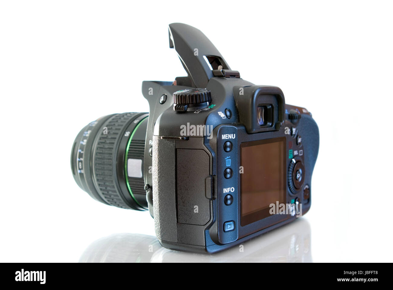 digital photo camera isolated on white Stock Photo - Alamy