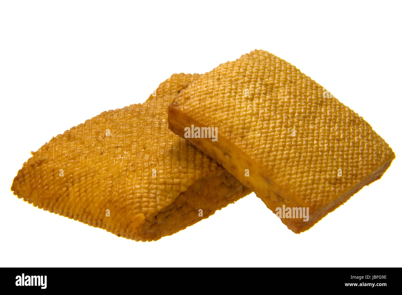 Dried bean curd Cut Out Stock Images & Pictures - Alamy