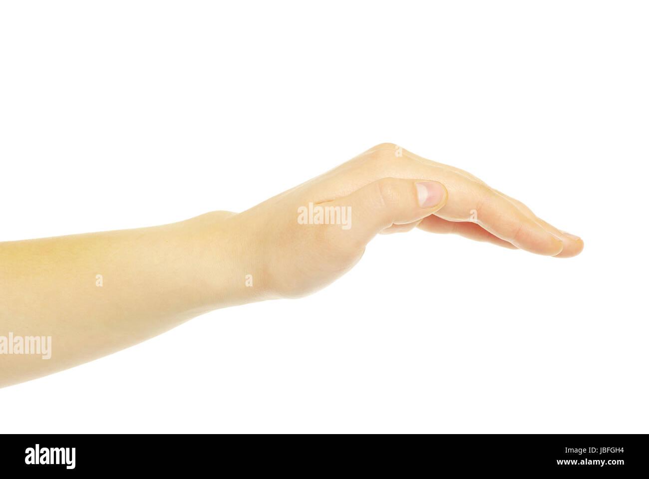 hand isolated on a white Stock Photo - Alamy