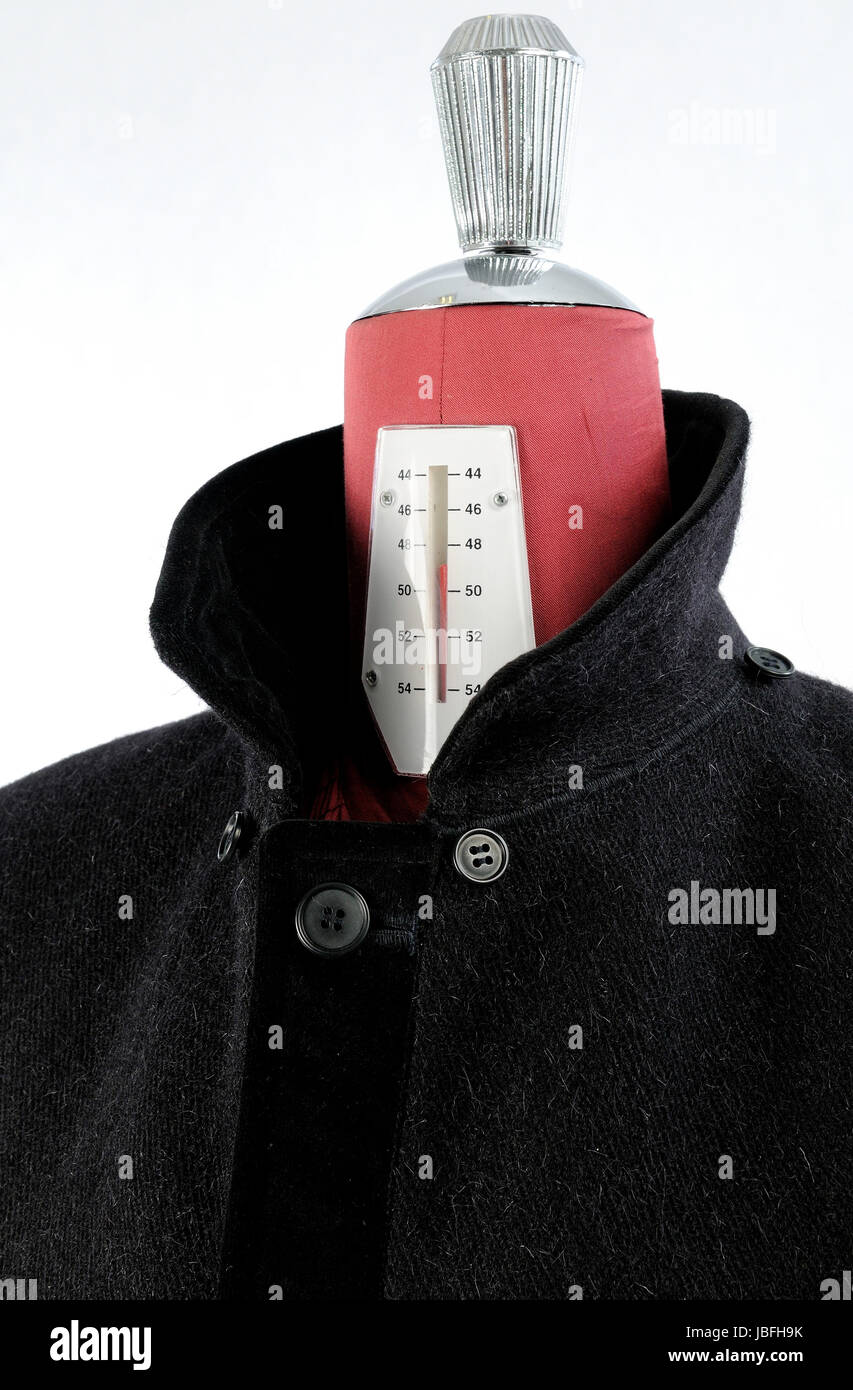 Woolen black coat, inserts and lining in velvet. Detachable hood Stock ...