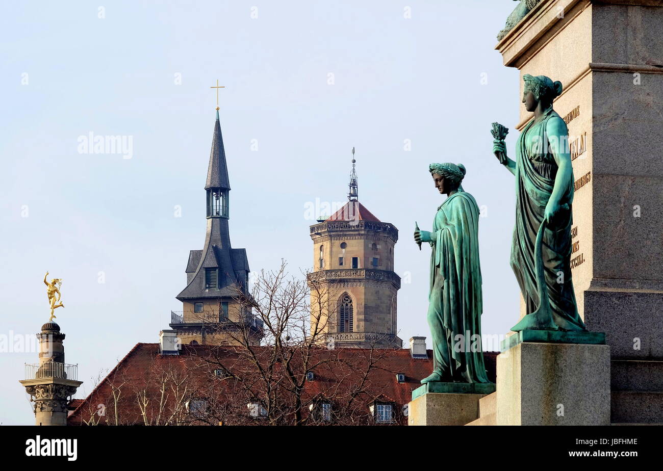 altes schloß schloßplatz Stock Photo - Alamy