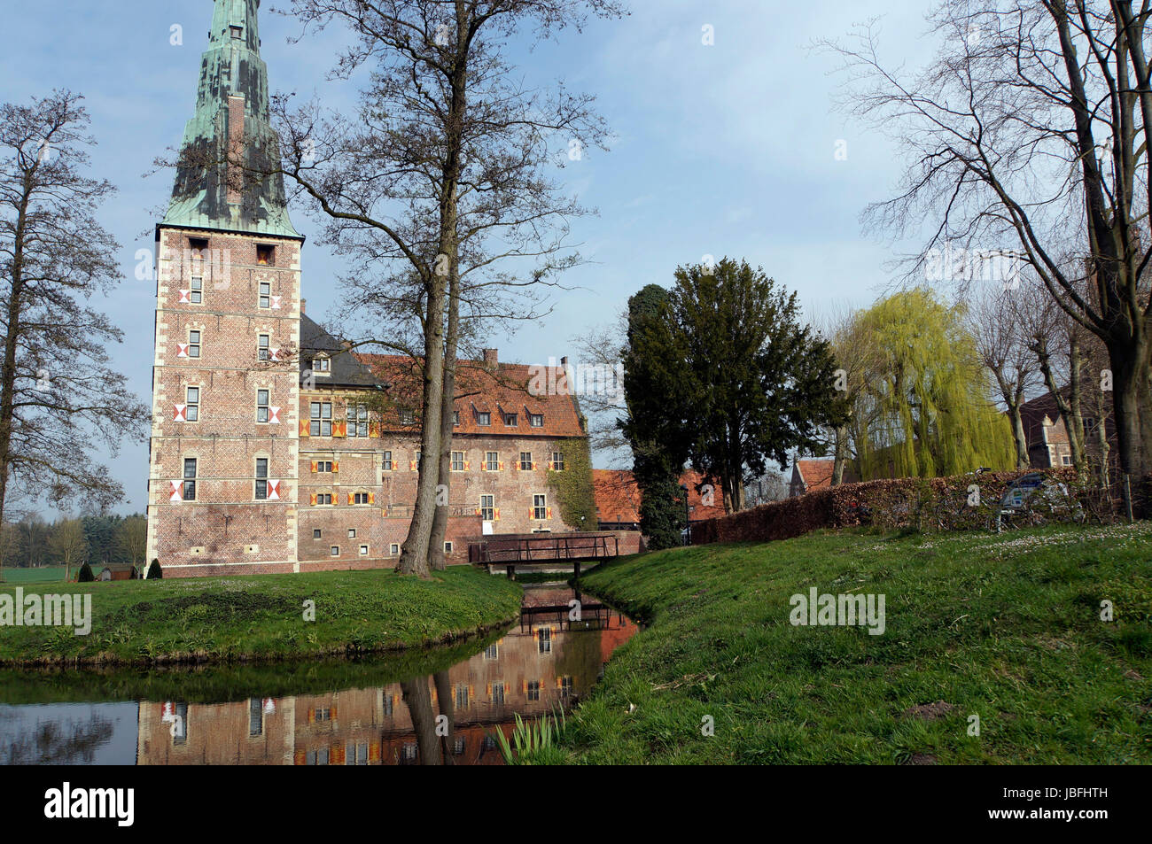 Wasserschloss Raesfeld, Nordrhein-Westfalen, Deutschland Stock Photo ...