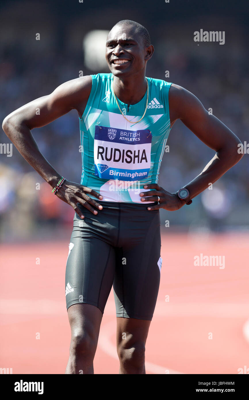 David RUDISHA winner of the Men's 600m at the 2016 Diamond League ...