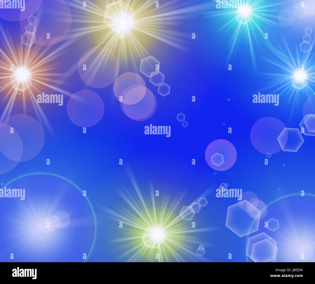 colored background with colored lights and reflex Stock Photo - Alamy