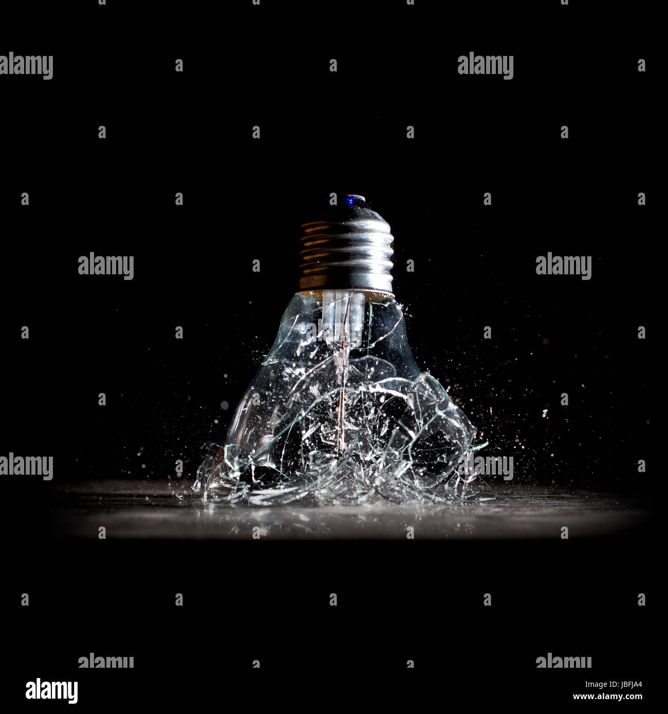close up image of electric bulb explosion Stock Photo - Alamy