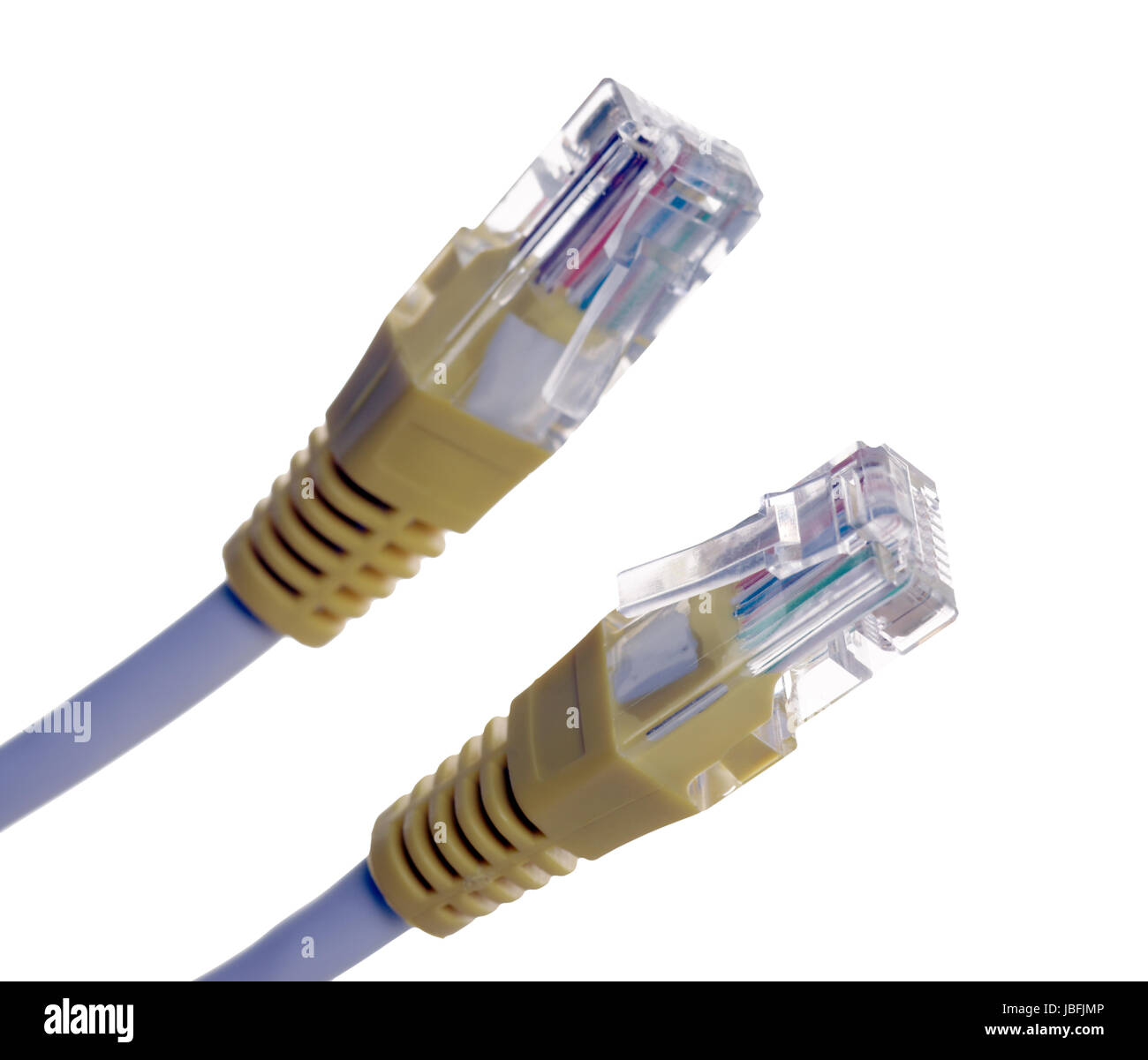 Network Cable over a white background Stock Photo - Alamy