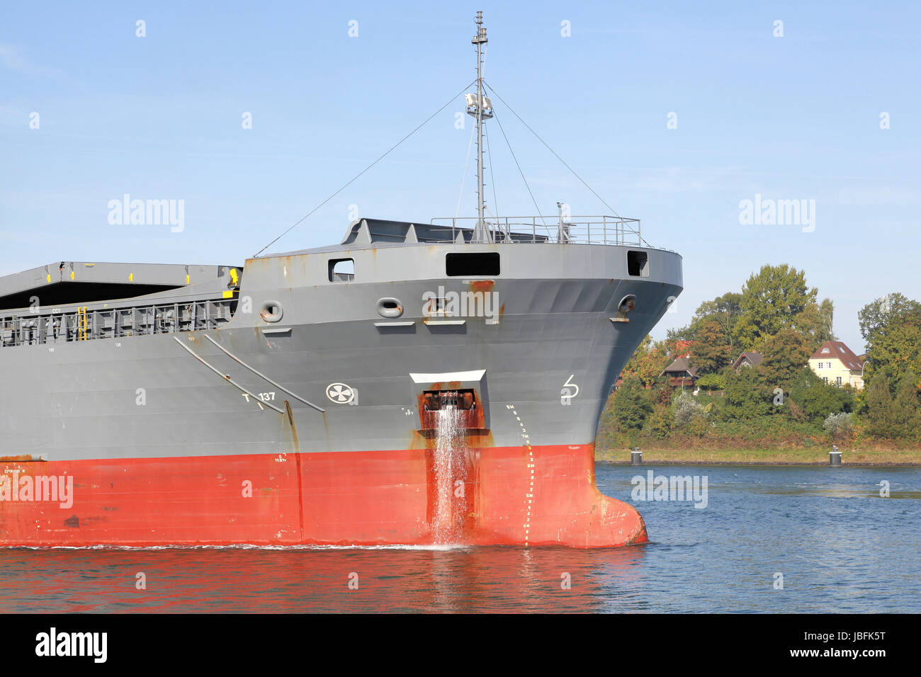 bug a cargo ship Stock Photo - Alamy