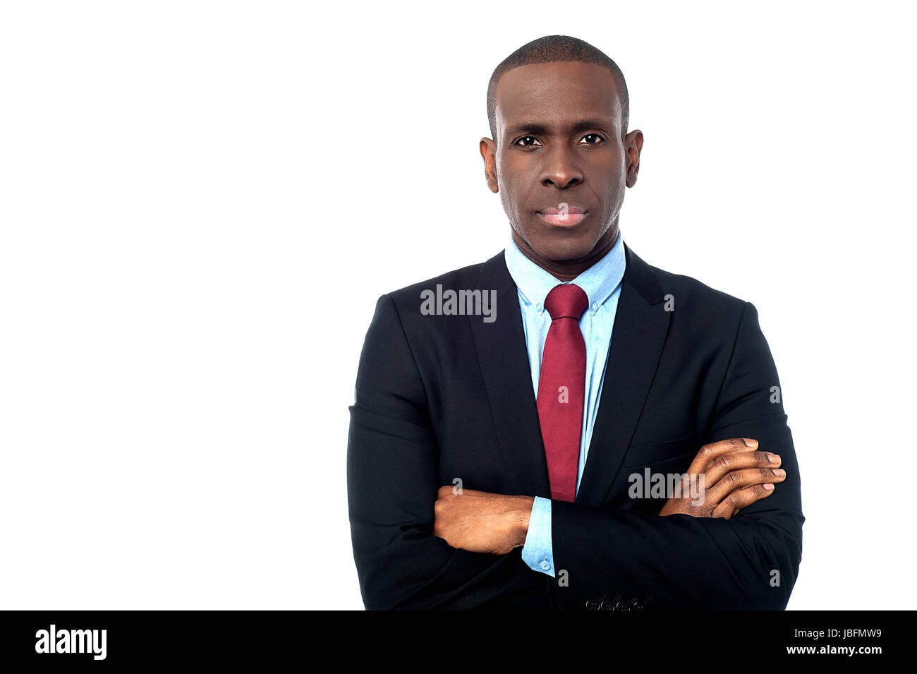 Handsome corporate guy posing confidently Stock Photo - Alamy