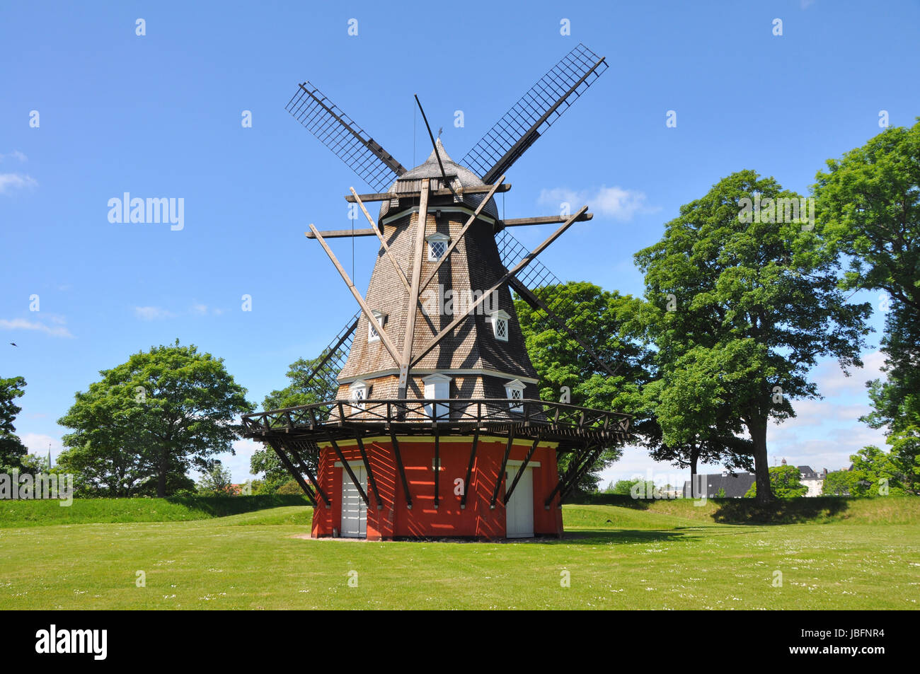 windmill in copenhagen denmark Stock Photo - Alamy