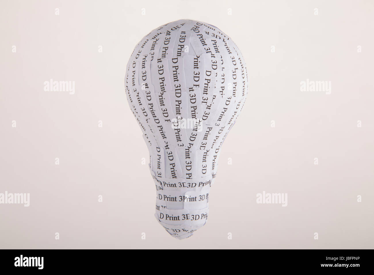 3D printed lightbulb concept: from idea to rapid prototyping Stock ...