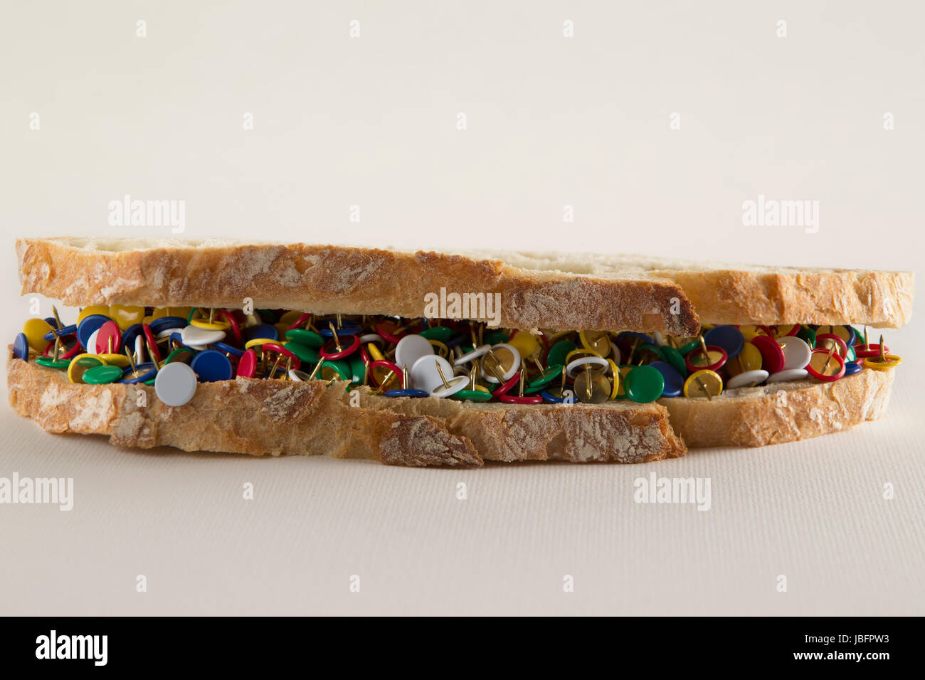 Italian bread and pins Stock Photo - Alamy