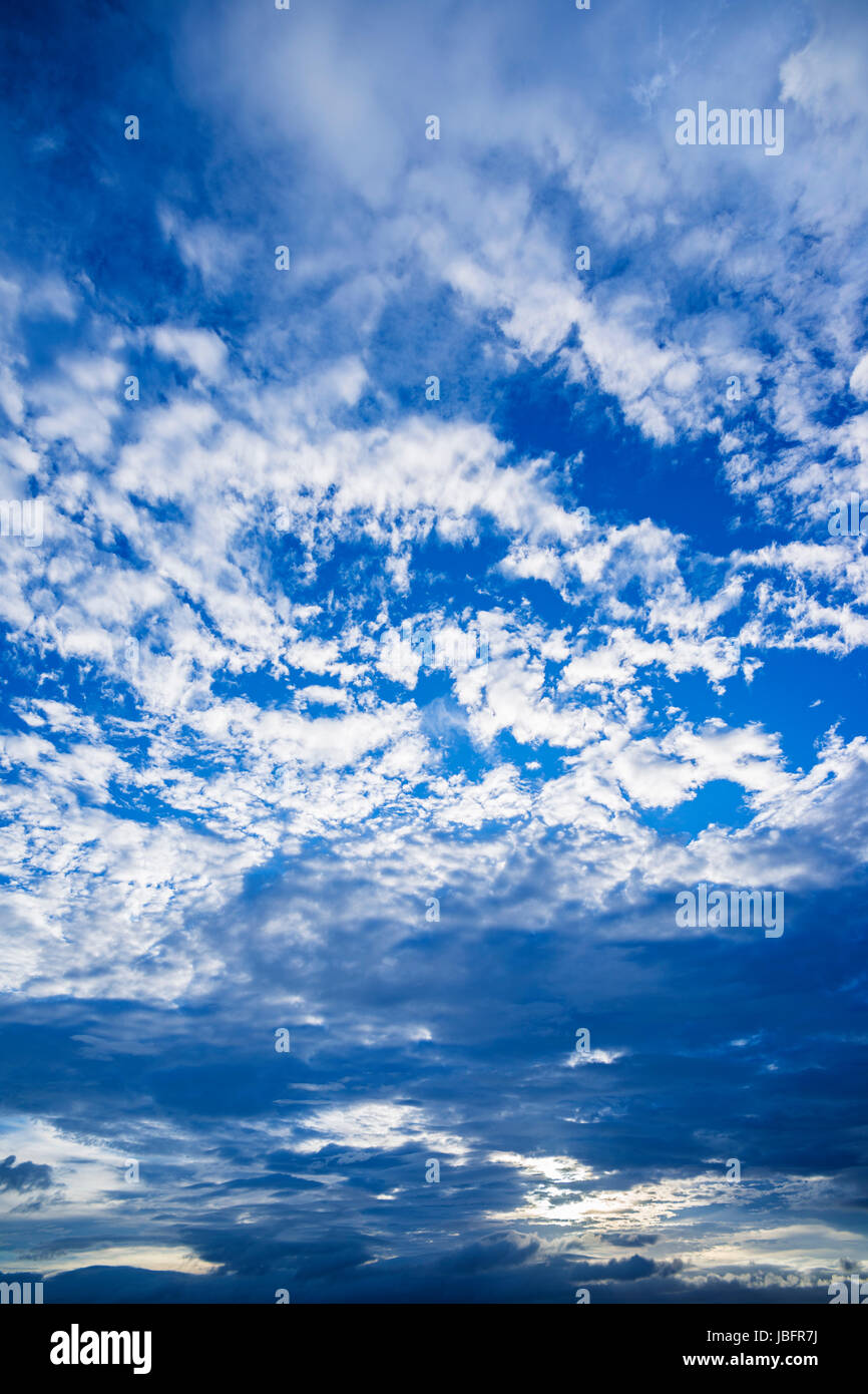 Amazing sunset sky, vertical shot Stock Photo - Alamy