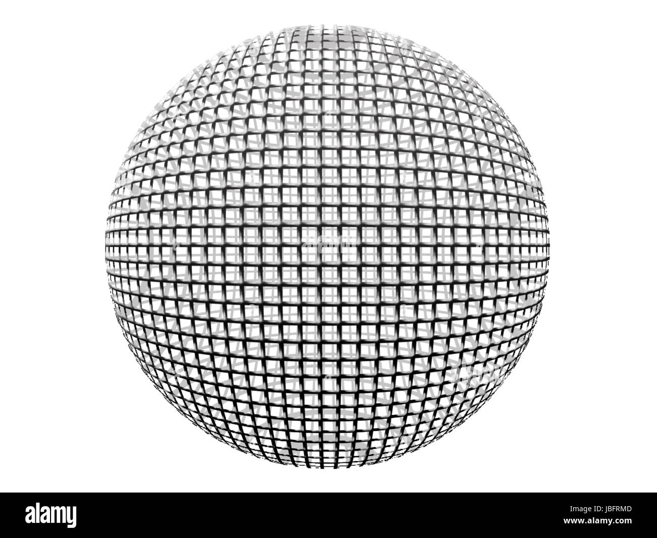 vector sphere isolated on white Stock Photo - Alamy